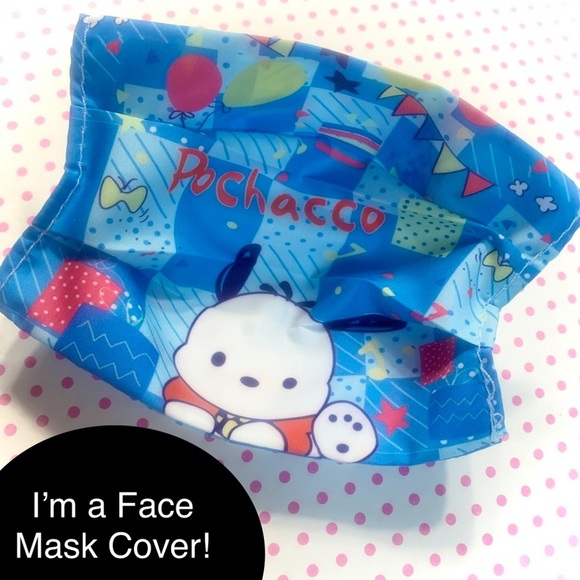 Accessories | Cute Kawaii Pochacco Face Mask Cover Sanrio Dog | Poshmark